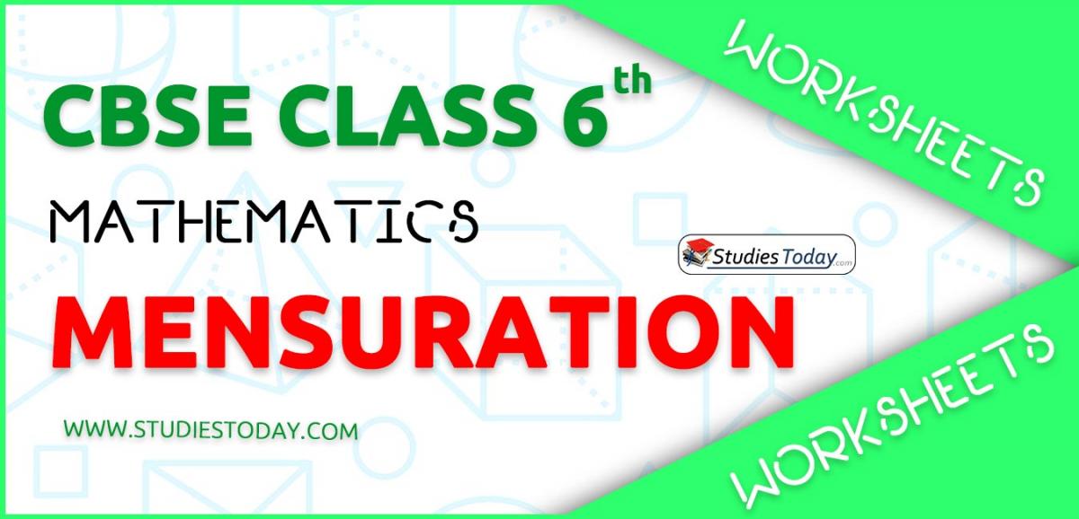 Worksheets For Class 6 Mensuration worksheets-for-class-6-mensuration